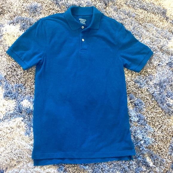 Merona | Shirts | Mens Blue Polo Shirt | Poshmark